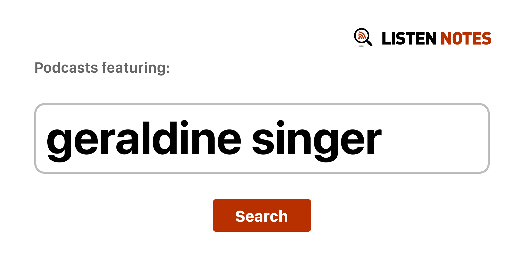 Geraldine Singer - 最佳 podcast 單集